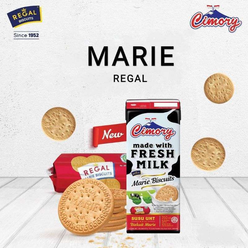 Jual Susu UHT Cimory Marie Regal 250ml ml 1 dus karton isi 24 pcs kotak ...