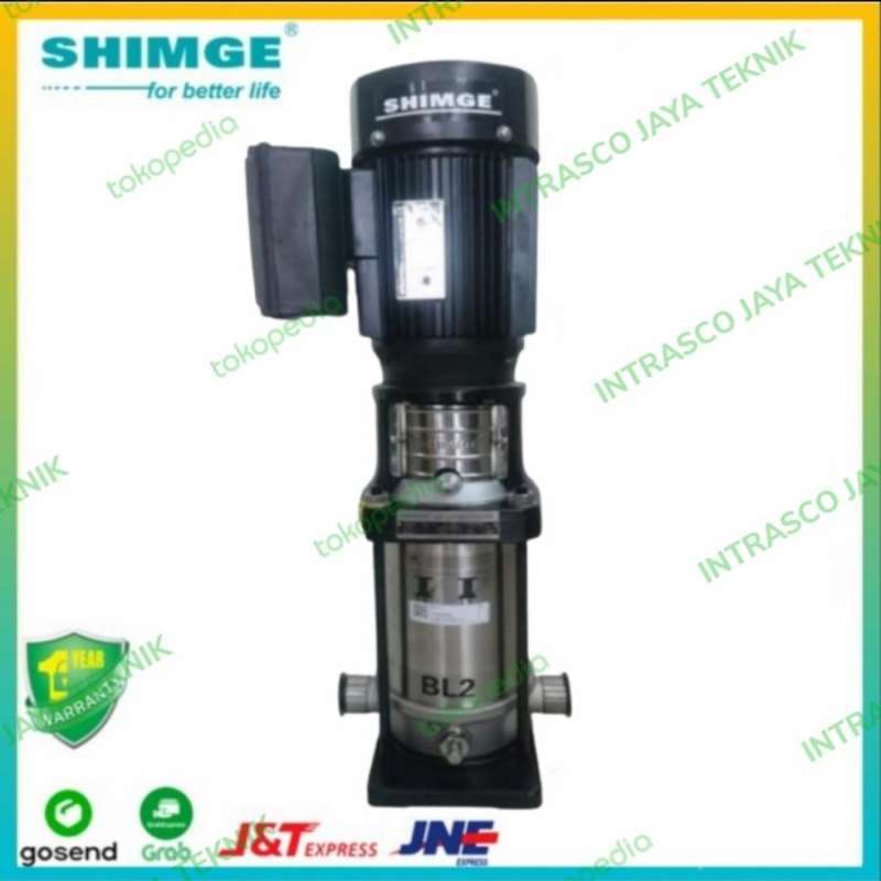 Jual Pompa Booster RO SHIMGE BL 2-9 Vertical Multi - Stage Centrifugal Pump di Seller Intrasco ...
