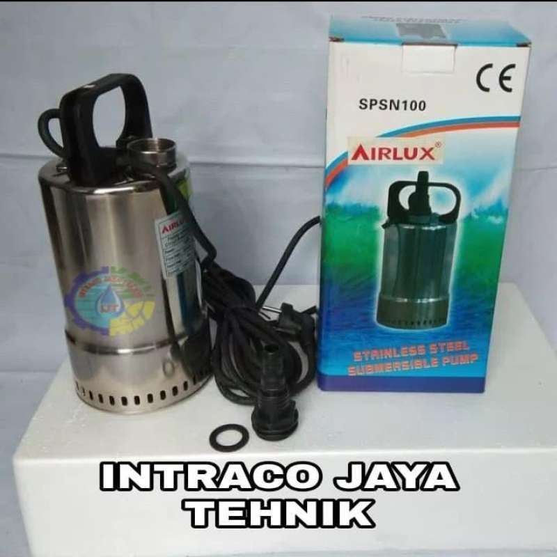 Jual pompa celup body stainless/Airlux SPSN100 oPompa kolam di Seller ...