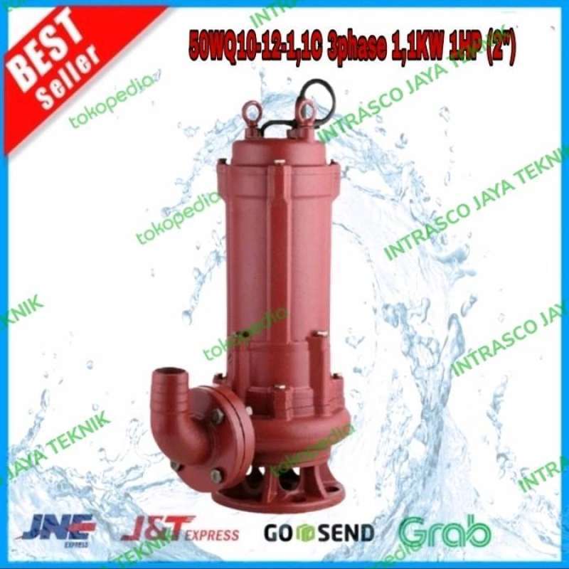 Jual Pompa Limbah/air kotor/empang 50WQ15-30-3C 3phase 3KW 5,5HP (2) INCHI di Seller Intrasco ...