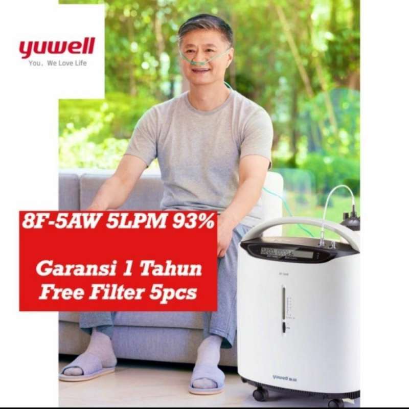 Jual Yuwell 8f-5aw Oxygen Concentrator 5lpm Medical Setandart Di Seller Intrasco Jaya Teknik 2 ...