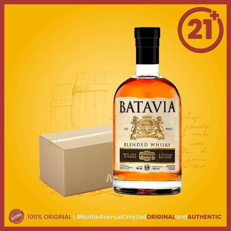 Promo Batavia Blended Whisky 700 Ml 1karton (12 Botol) Diskon 31% Di ...