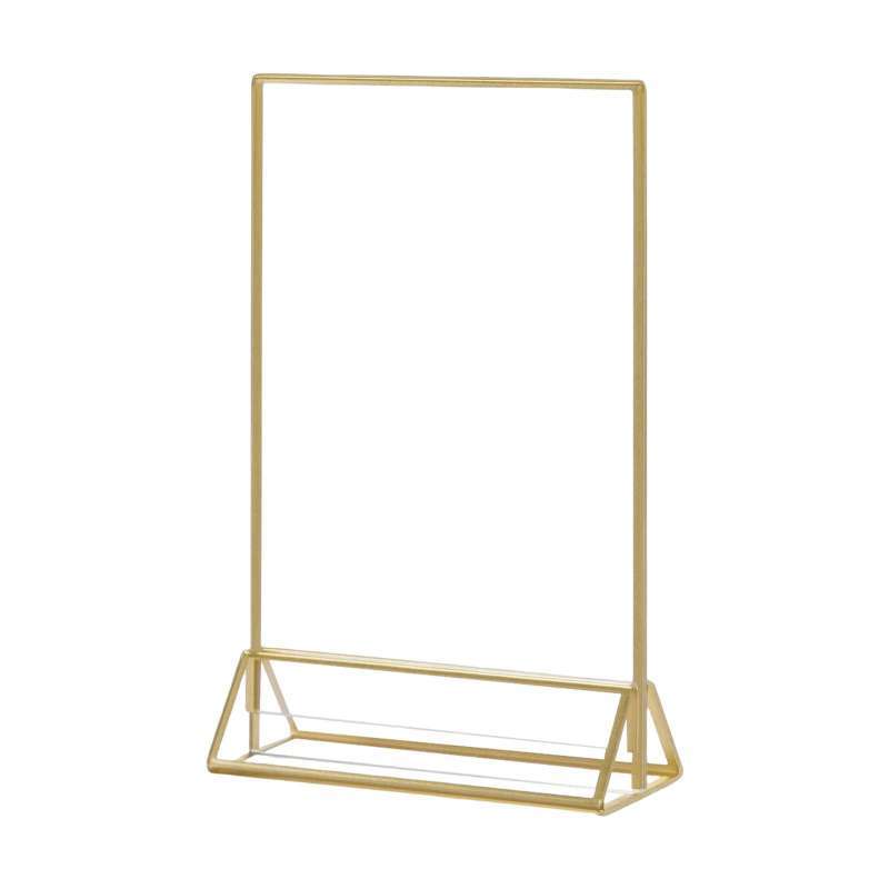 Promo Acrylic Sign Holder Table Menu Display Stand for Desktop ...