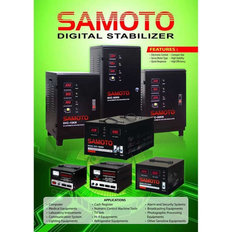 Jual Stavolt Stabilizer Listrik / Auto Voltage Samoto 10000va/10kva ...