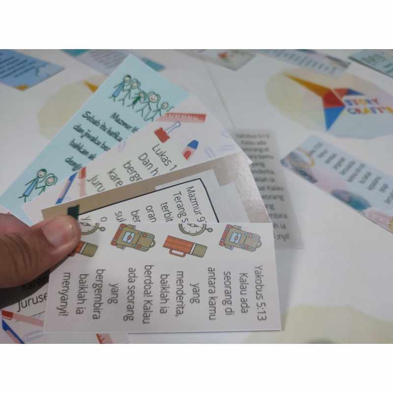 Jual Story Crafts Pembatas Buku Alkitab Dengan Ayat Ayat Emas Tema ... Jual Story Crafts Pembatas Buku Alkitab Dengan Ayat Ayat Emas Tema ...