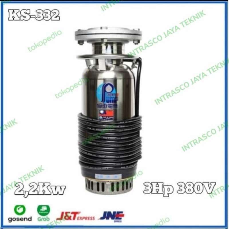Jual Pompa Air Limbah Tambak 3HP 4 inch SHOWFOU KS332 Submersible Pompa ...