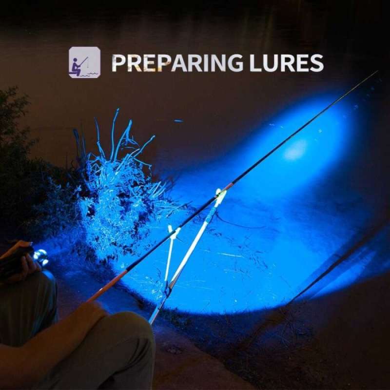 Jual Senter UV Ultraviolet Lampu LED Super Terang Flashlight 405nm ...