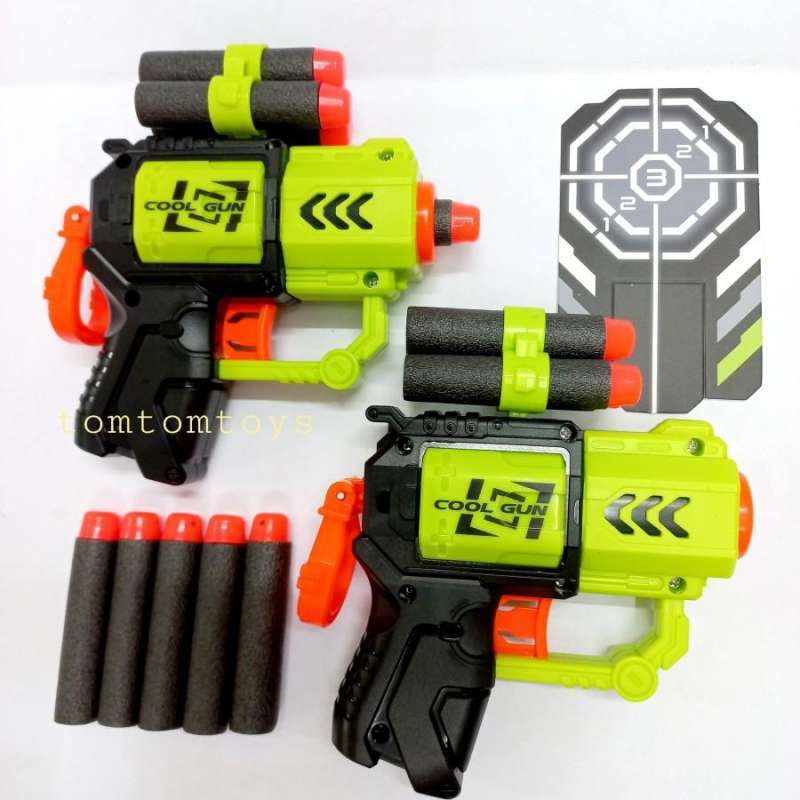 Jual Blaster Gun Mainan Tembak Pistol Foam Bullets Di Seller Tomtomtoys ...