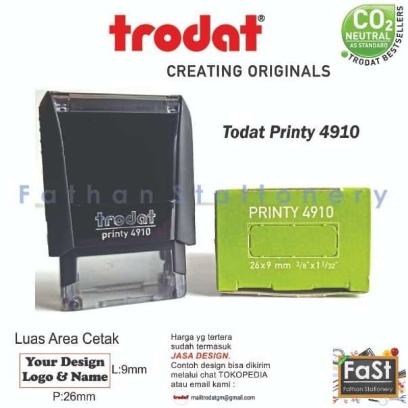 Jual Stempel Trodat Printy 4910 + Letter Original di Seller FATHAN ...