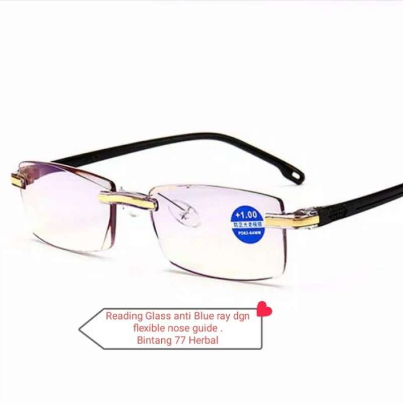Jual Kaca Mata Baca Ultra Ringan Anti Radiasi Dengan Box Di Seller ...