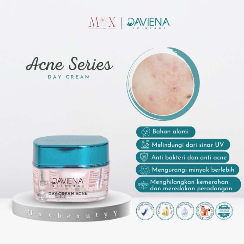 Promo Daviena Skincare Day Cream Acne Series Diskon 5% Di Seller ...