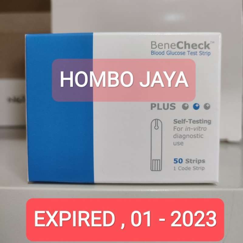 Jual Strip Gula Benecheck / Blood Glucose Test Strip BeneCheck di ...
