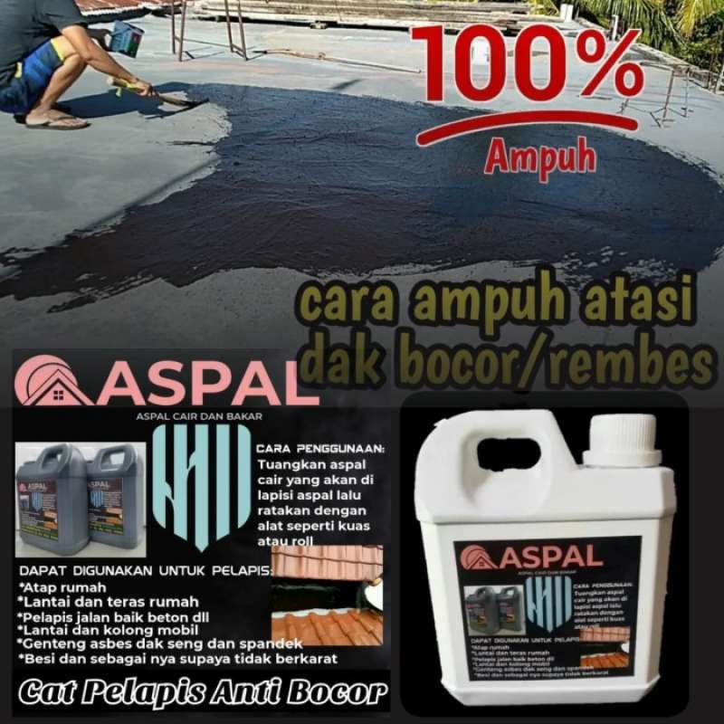 Promo Lem Tambal Genteng /seng / Talang / Atap Aspal Seal 1kg Penambal ...