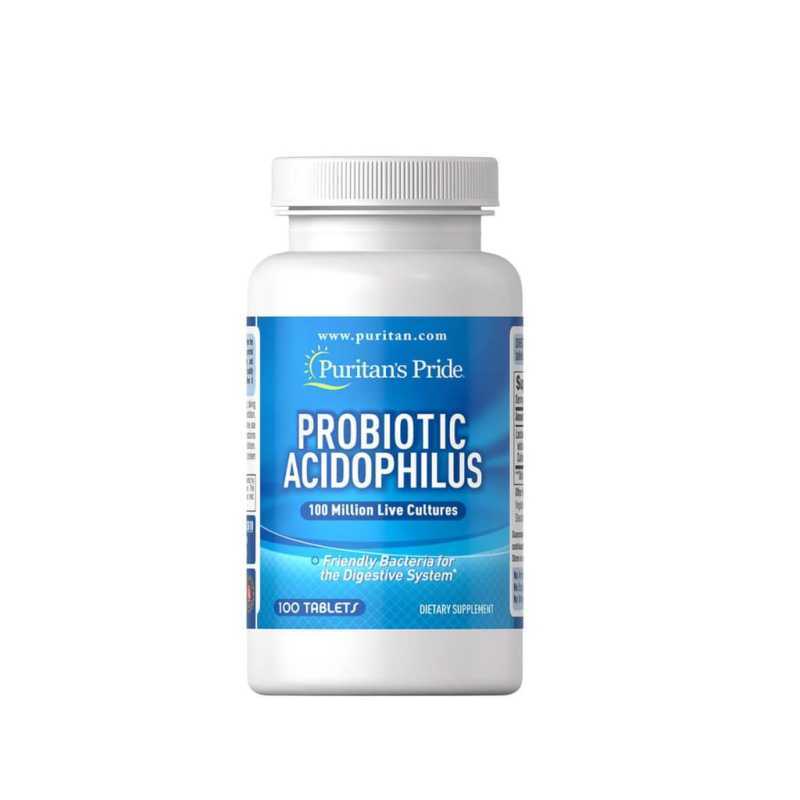Jual Puritan's Pride Probiotic Acidophilus 10 Vitamin D3 60 100 ...