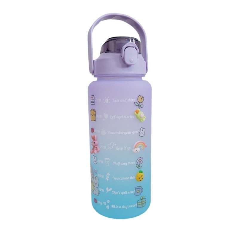 Promo Botol Minum 2 Liter Botol Minum Viral Botol Rainbow / Botol Viral ...