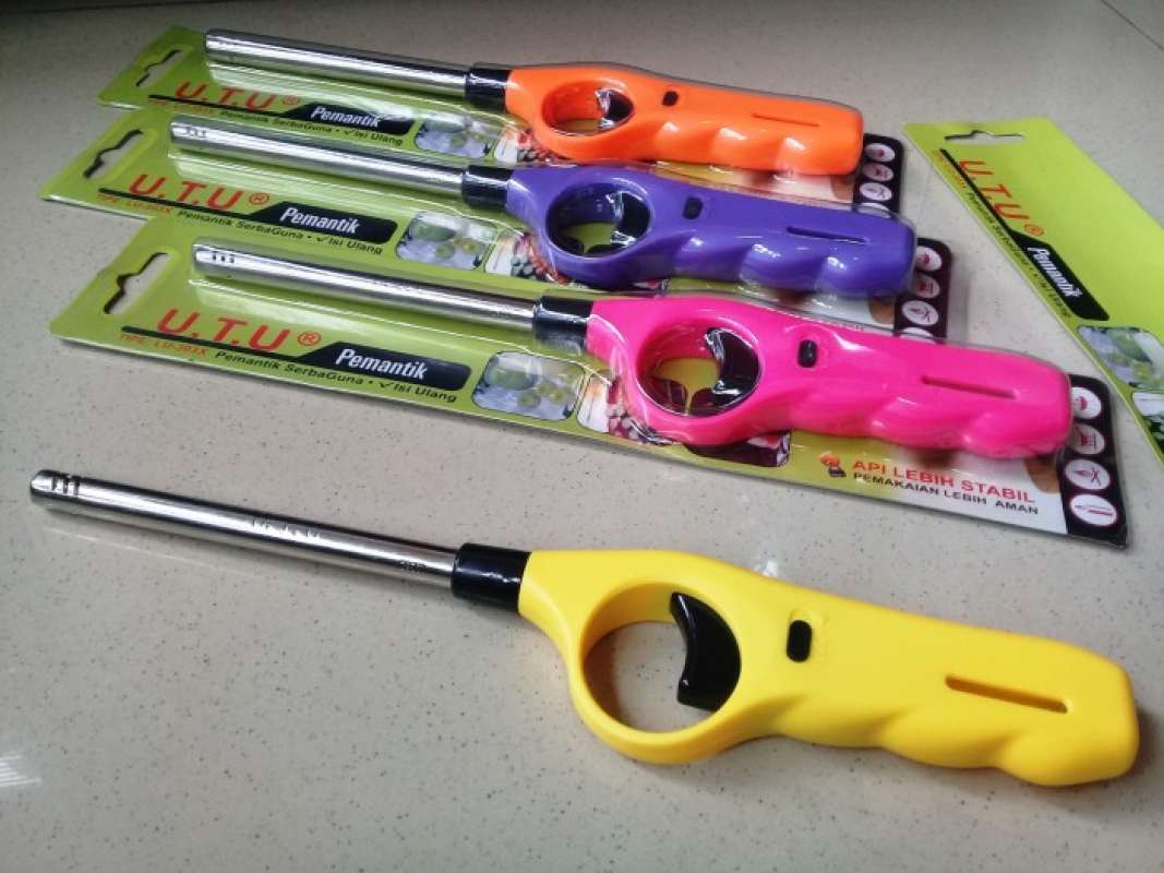 Jual Pematik Gas /Alat Menyalakan Api Kompor /Long Gas Lighter ...