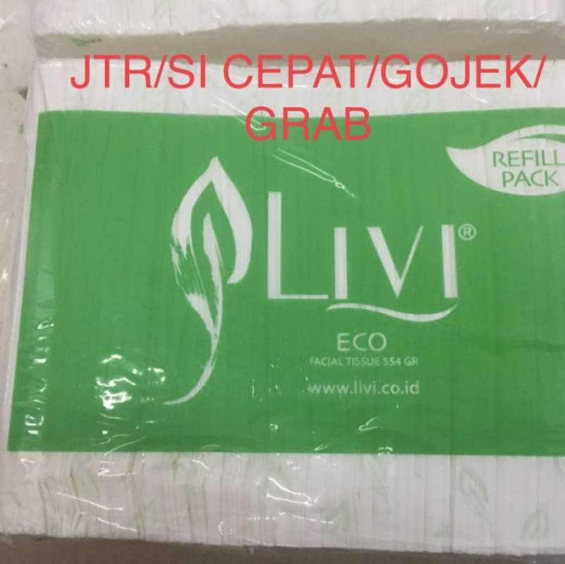 Jual Tissue Livi Eco Facial Refill 600 Sheet ( 1 Dus Isi 24 Pak ) di ...