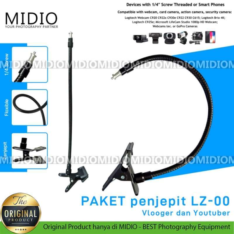 Promo Midio LZ00 Penjepit Lazypod flexible For Youtuber dan Vlogger ...