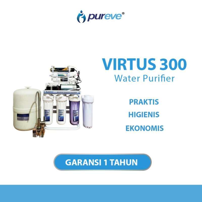 Jual Pureve Water Purifier Ro Virtus 300 + Uv + Hydrogen Di Seller Auto99 - Cengkareng Timur ...