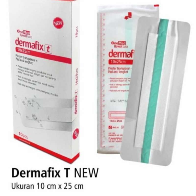 Promo Dermafix T Onemed 10x25 cm Plester Luka Transparan Cesar Caesar ...
