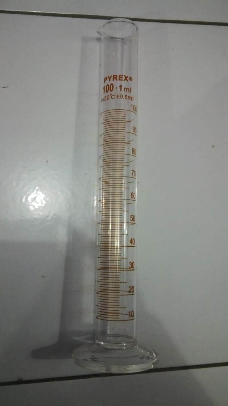 Promo Measuring Cylinder ( Gelas Ukur ) 100 Ml Pyrex - Multicolor ...