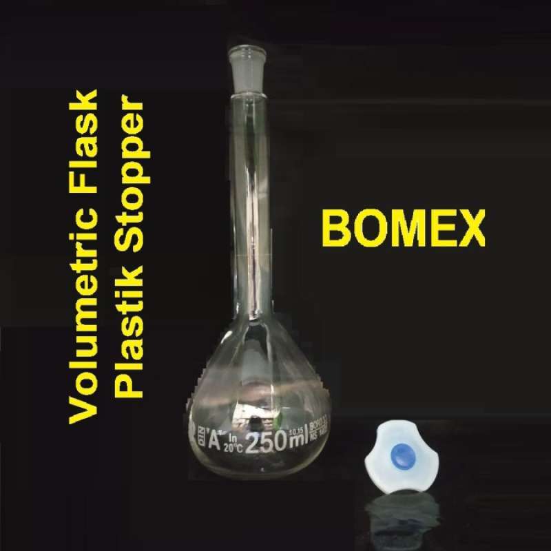 Jual Labu Ukur 250 Ml Labu Takar | Volumetric Flask With Stopper Herma ...