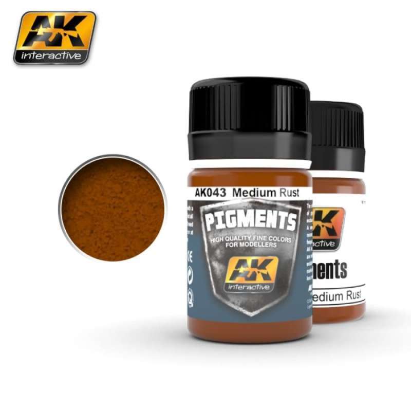 Promo Ak 043 Pigment Medium Rust - Diorama Model Kitt Paint Diskon 33% di Seller Zakiya Storee ...