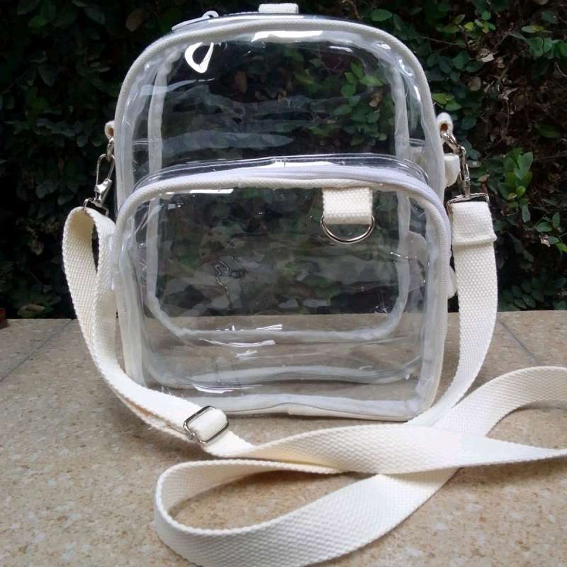 Jual Tas pvc transparan, K-Pop konser tas wanita kekinian - Tas K-Pop Putih di Seller ...