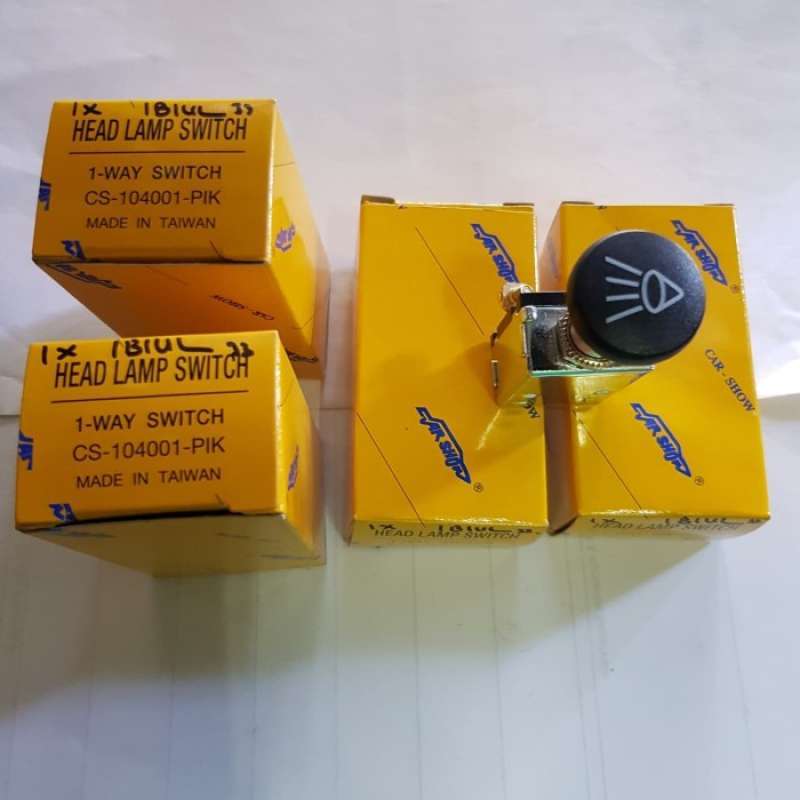 Jual Merklain Saklar Lampu / Switch Saklar Lampu Mobil Universal 1x ...
