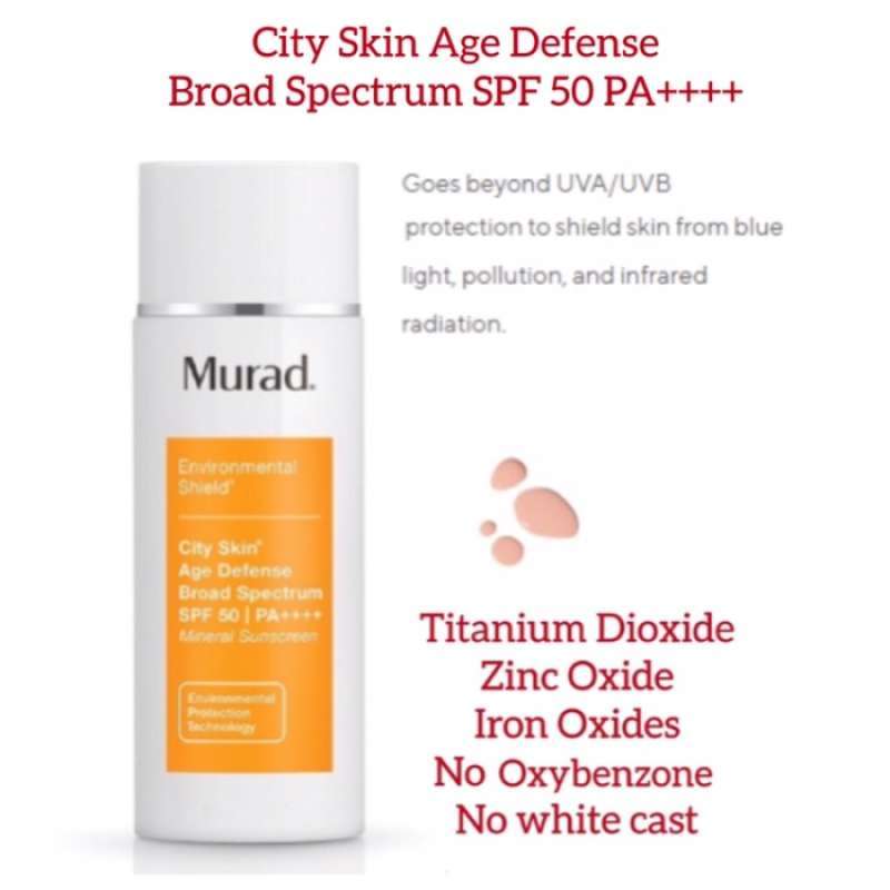 Jual Murad City Skin Age Defense Broad Spectrum SPF 50 mineral ...