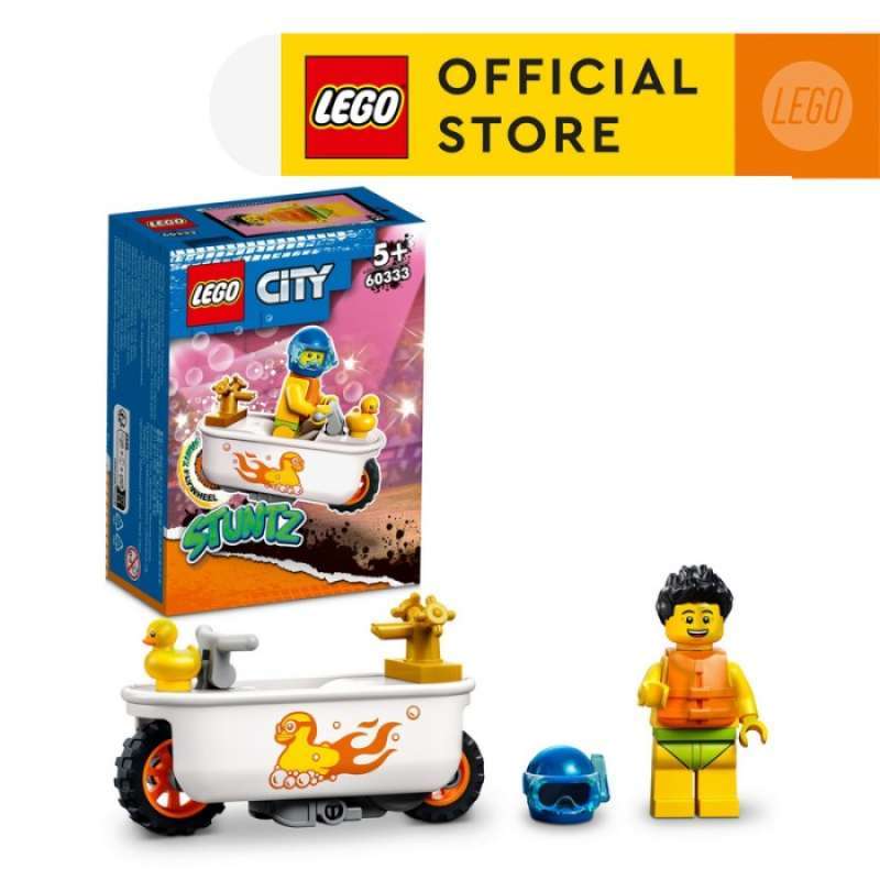 Promo LEGO City 60333 Bathtub Stunt Bike (14 Pieces) Diskon 29% di ...
