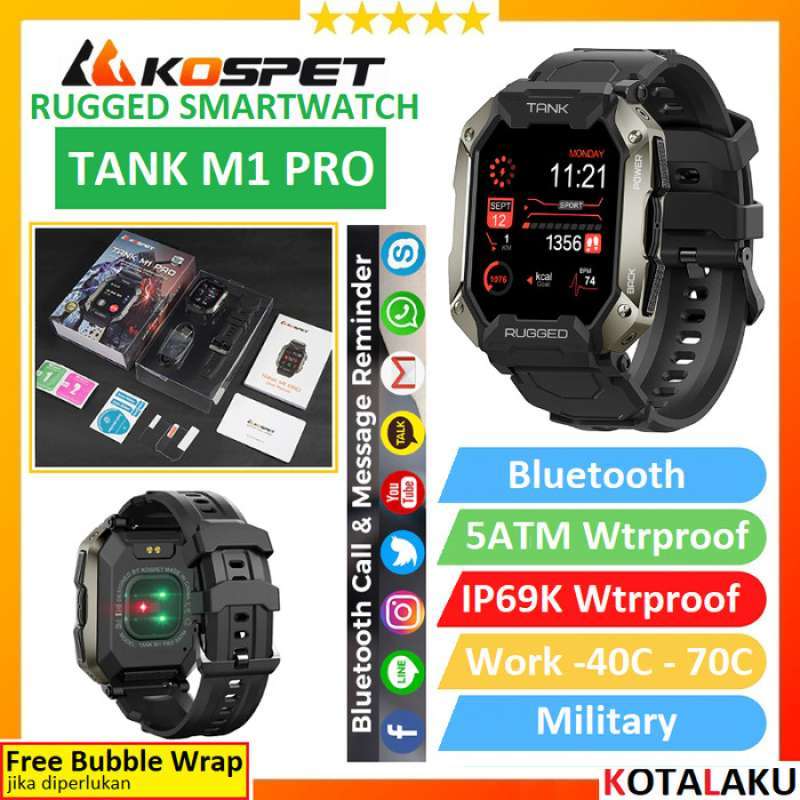 Promo Kospet Tank M1 Pro Smartwatch Jam Kospet Smart Watch Kospet Tank M1Pro Diskon 29% di ...