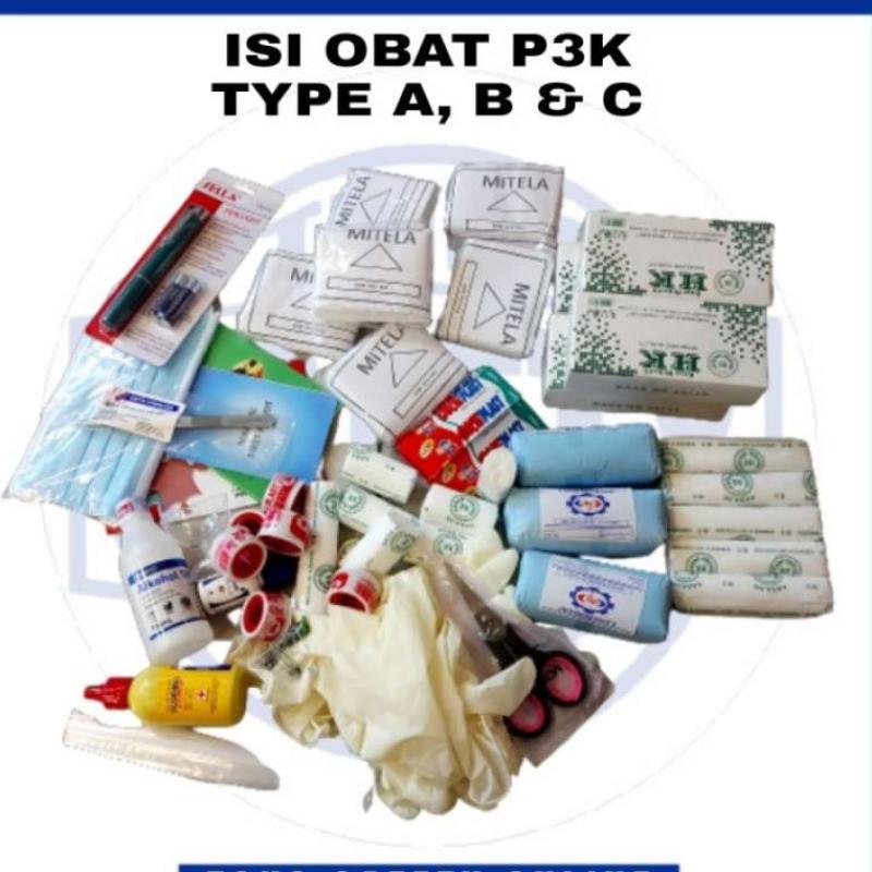Promo Isi Obat Lengkap Type A / Isi Kotak P3K Dinding Tipe A First Aids ...