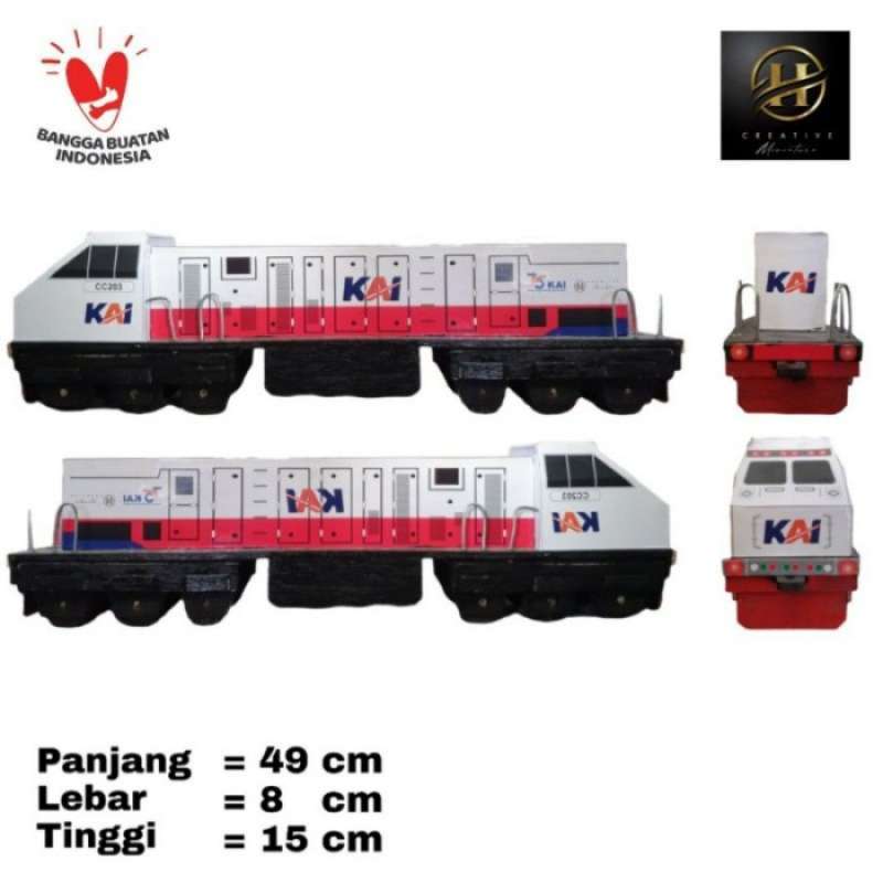 Promo Lokomotif Kereta Api CC203 Livery 2014 - MINIATUR KERETA API KAYU ...