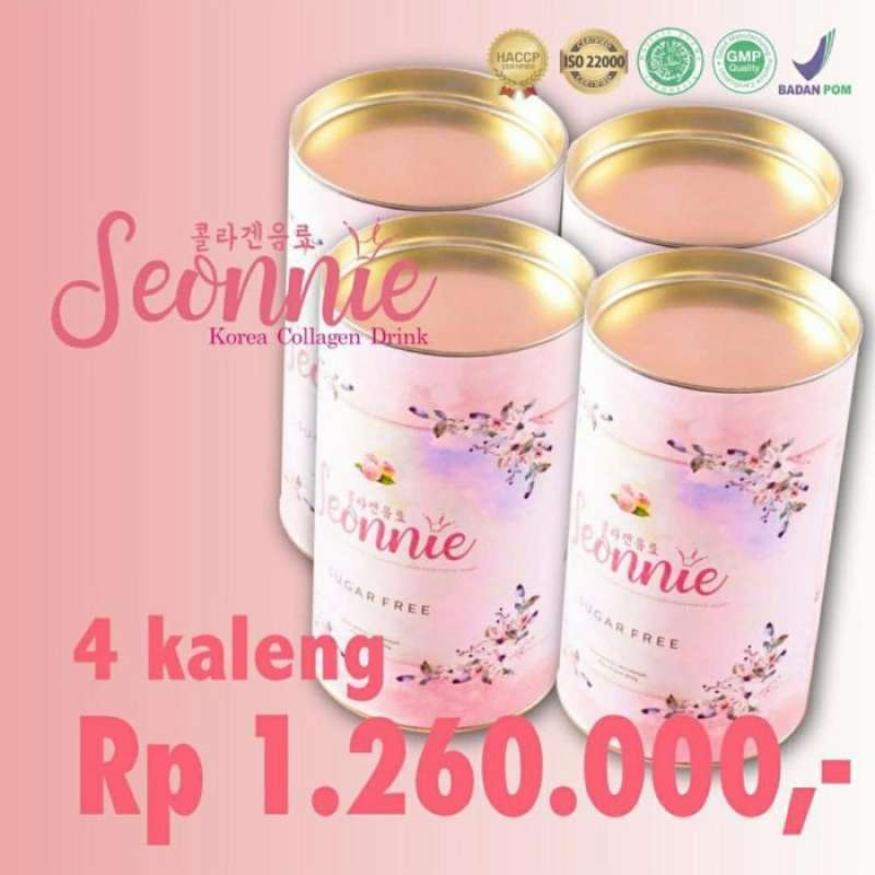 Jual Seonnie Collagen Drink 4 Box Original / Korea Collagen Drink di ...