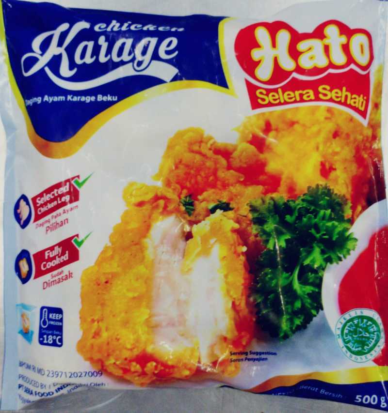 Jual Hato Meat N Fresh Chicken Karage Makanan Beku [500 g] di Seller ...