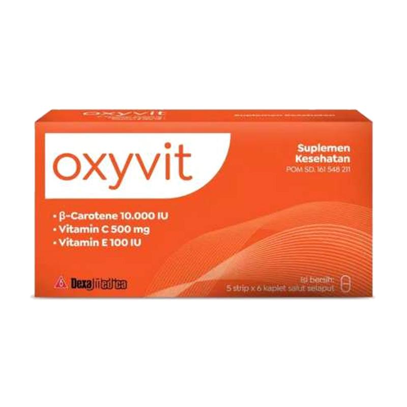 Jual Dexa Medica Oxyvit Suplemen Vitamin C [per Box 5 Strip/ 30 Tablet ...