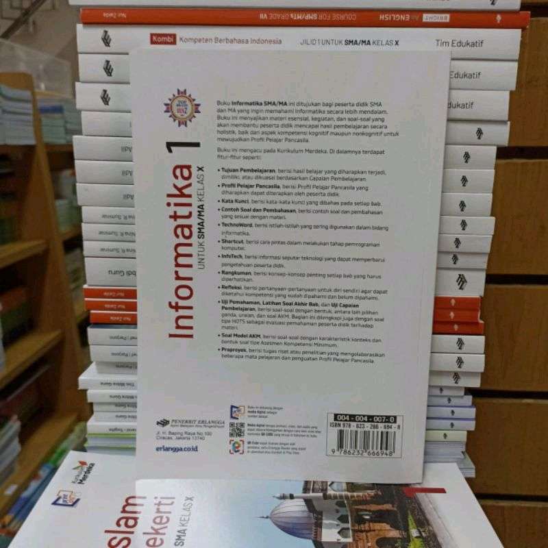 Jual Buku Informatika Kelas X.10 Sma Kurikulum Merdeka Erlangga Di Seller Mangun Shop - Kramat ...
