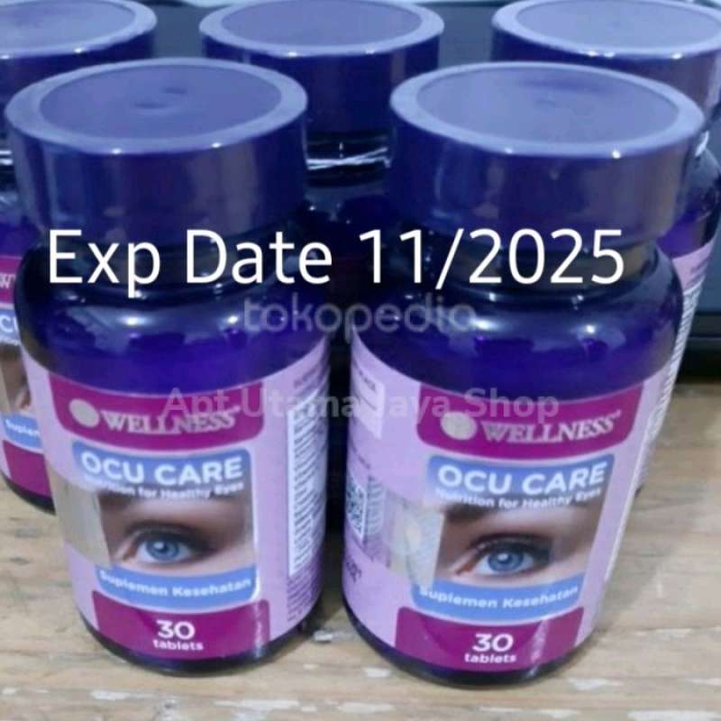 Jual Wellness Ocu Care Ocucare Vitamin Obat Sel Mata Kornea Isi 30 ...