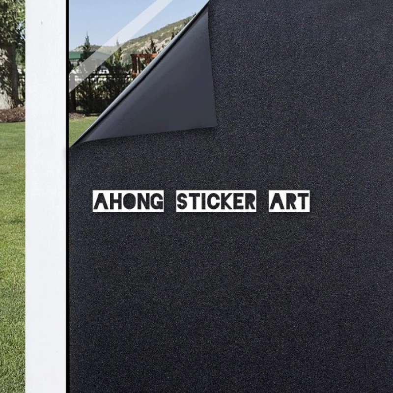 Promo Sticker Kaca 100%/sandblast Hitam/stiker Kaca 100%/kaca Film ...