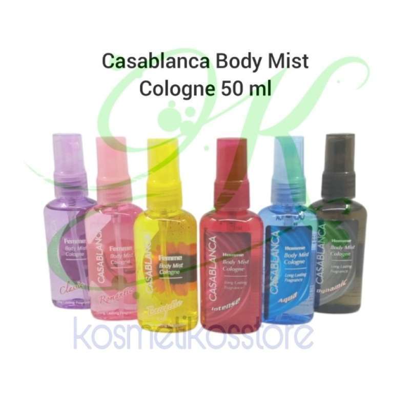Jual Casablanca Body Mist Cologne 50ml di Seller Kosmetikos store ...