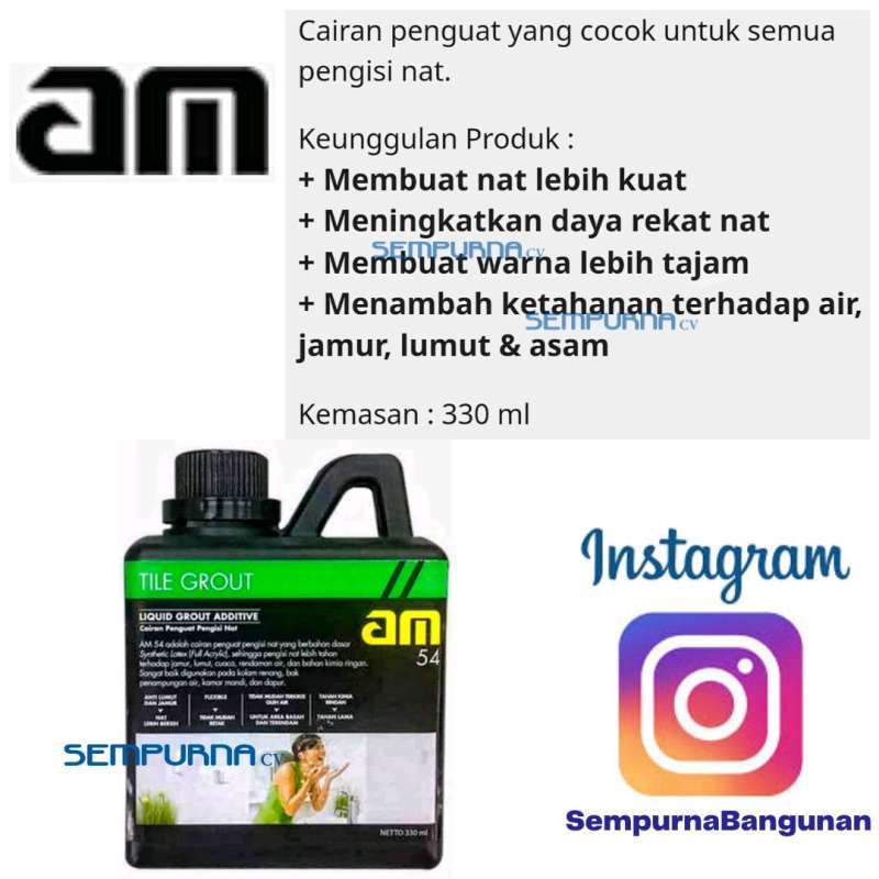 Jual Am54 Penguat Nat Keramik Granit 330ml Am 54 330 Ml Di Seller ...