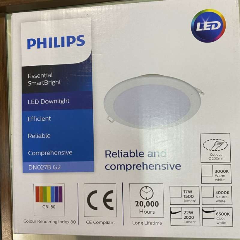 Jual Downlight Led Essential Smartbright 22 Watt Dn027b G2 Cri80 ...