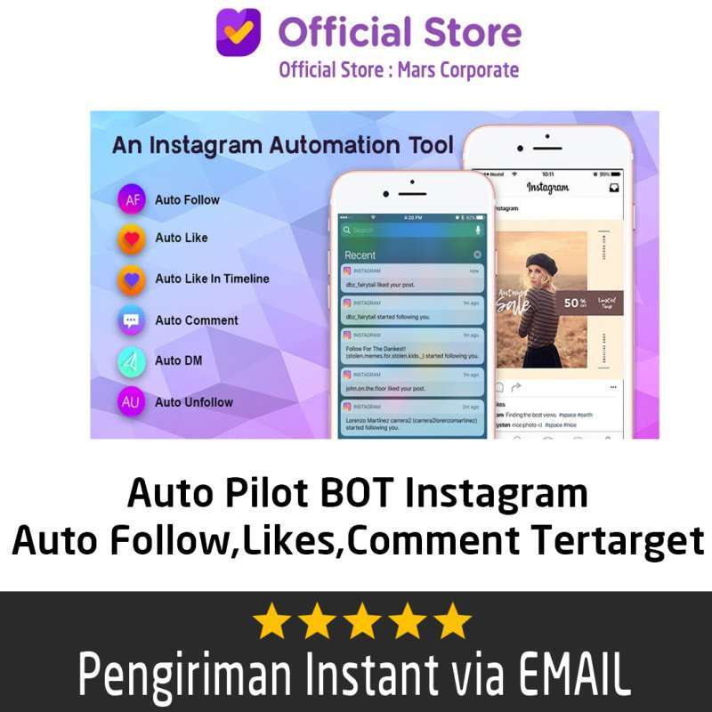 Promo Mars Corporate Auto Pilot BOT Instagram Diskon 67% di Seller Mars Corporate - Makasar ...