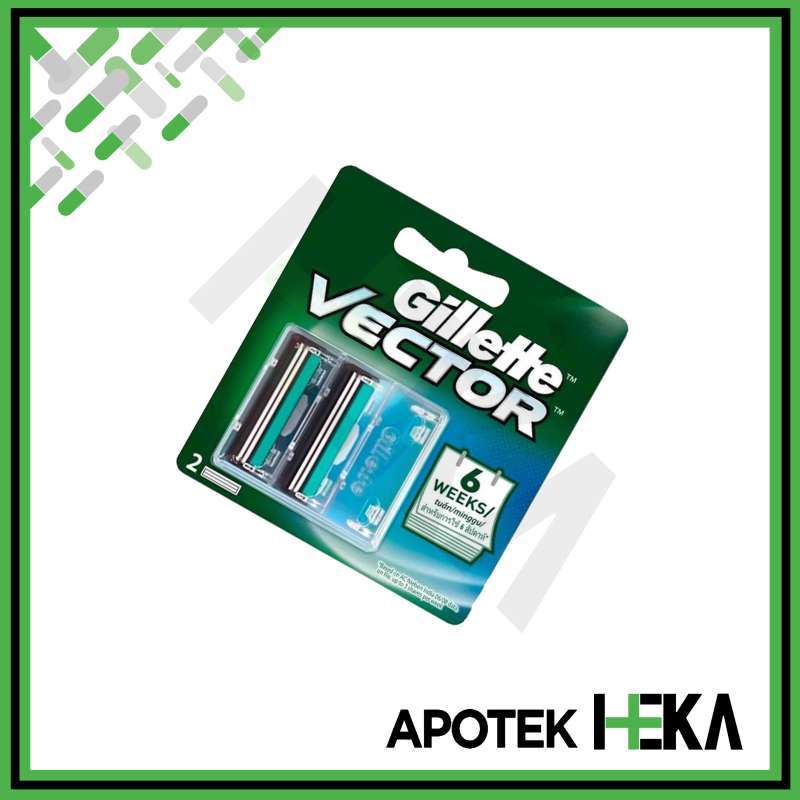 Jual Gillette Vector Cart 2s - Mata Pisau Vector Razor Isi 2 Di Seller ...