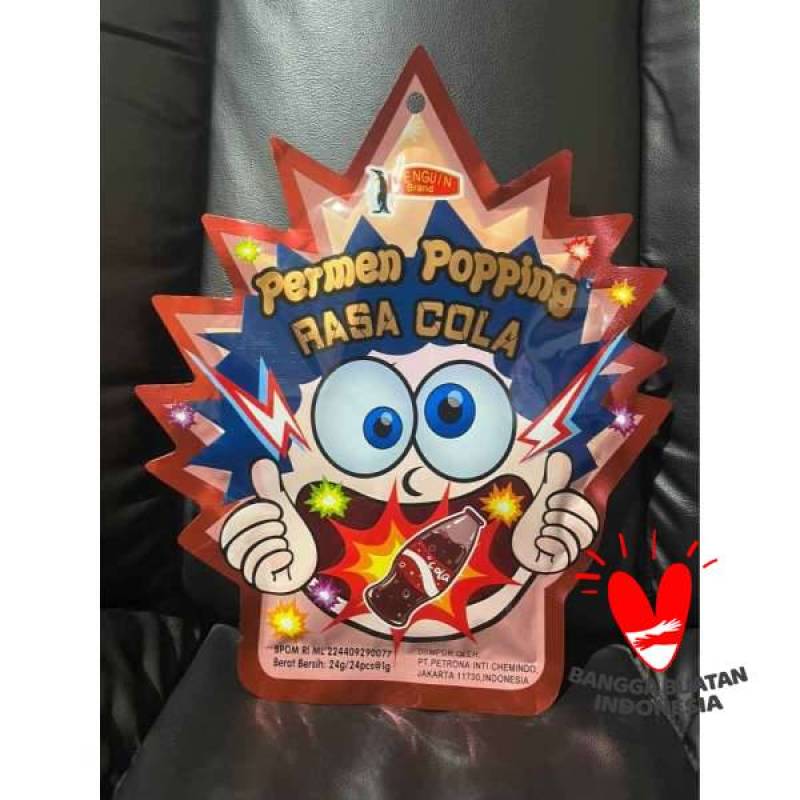 Jual Permen Popping meletuk Rasa Cocacola / magic pop candy Cola 24grm ...