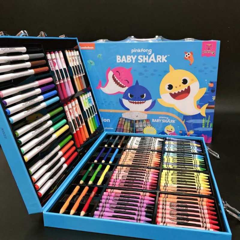 Promo Crayola Baby Shark Inspiration Art Case [140 Pcs] - Blibli ...