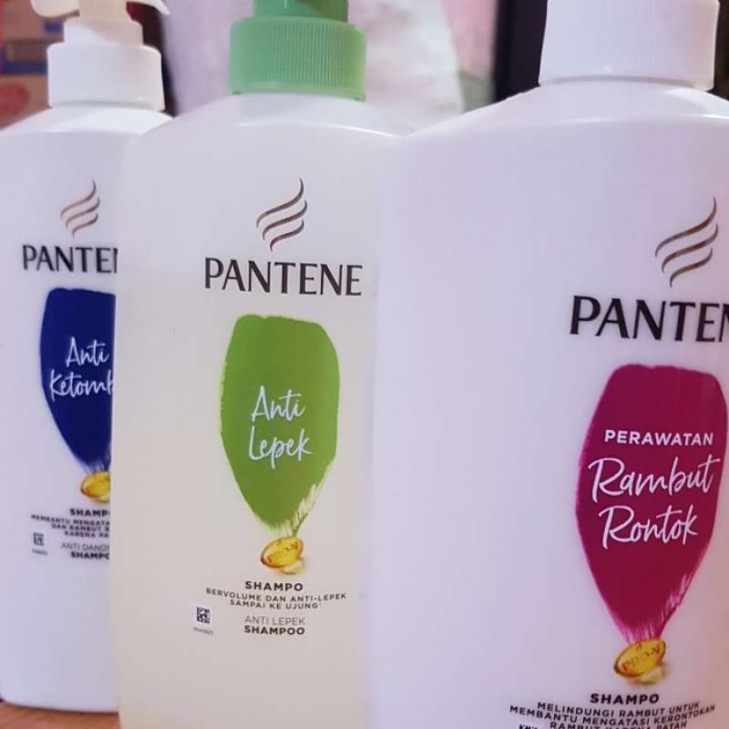 Jual Pantene shampoo anti dandruff dan hair fall control 900 ml di ...