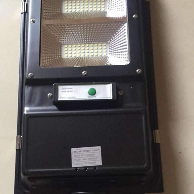 Jual Lampu Jalan Led Solar 40 Watt 40w Lampu Solar Cell All In One 40w ...