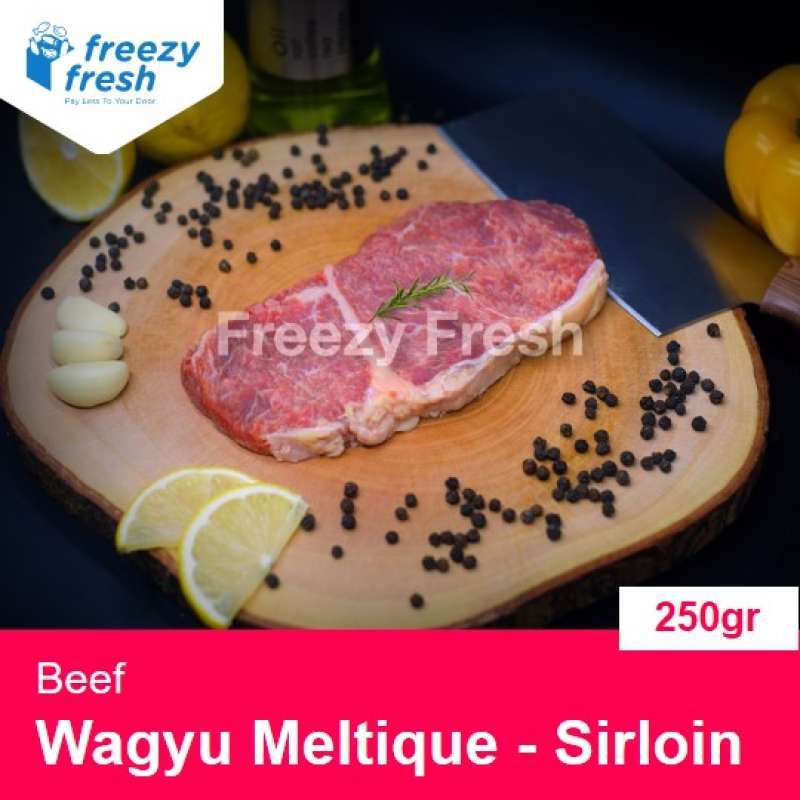 Jual FREEZY FRESH Wagyu Sirloin Meltique Daging Sapi [250 g] di Seller ...
